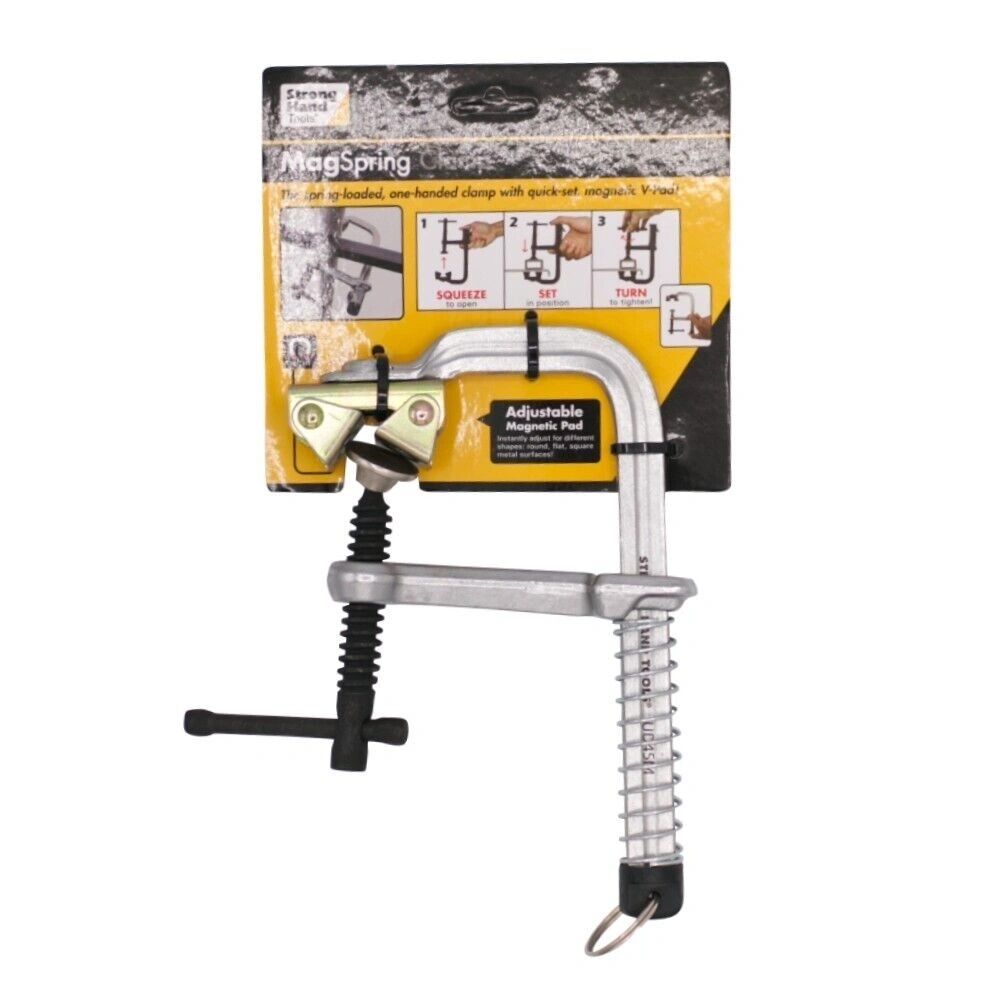 3" Stronghand Magspring Welding Fabrication Jig Clamp UDV45M — Hydrofast
