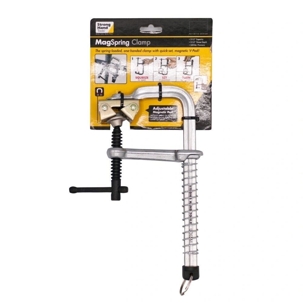 4" Stronghand Magspring Welding Fabrication Jig Clamp UDV65M — Hydrofast