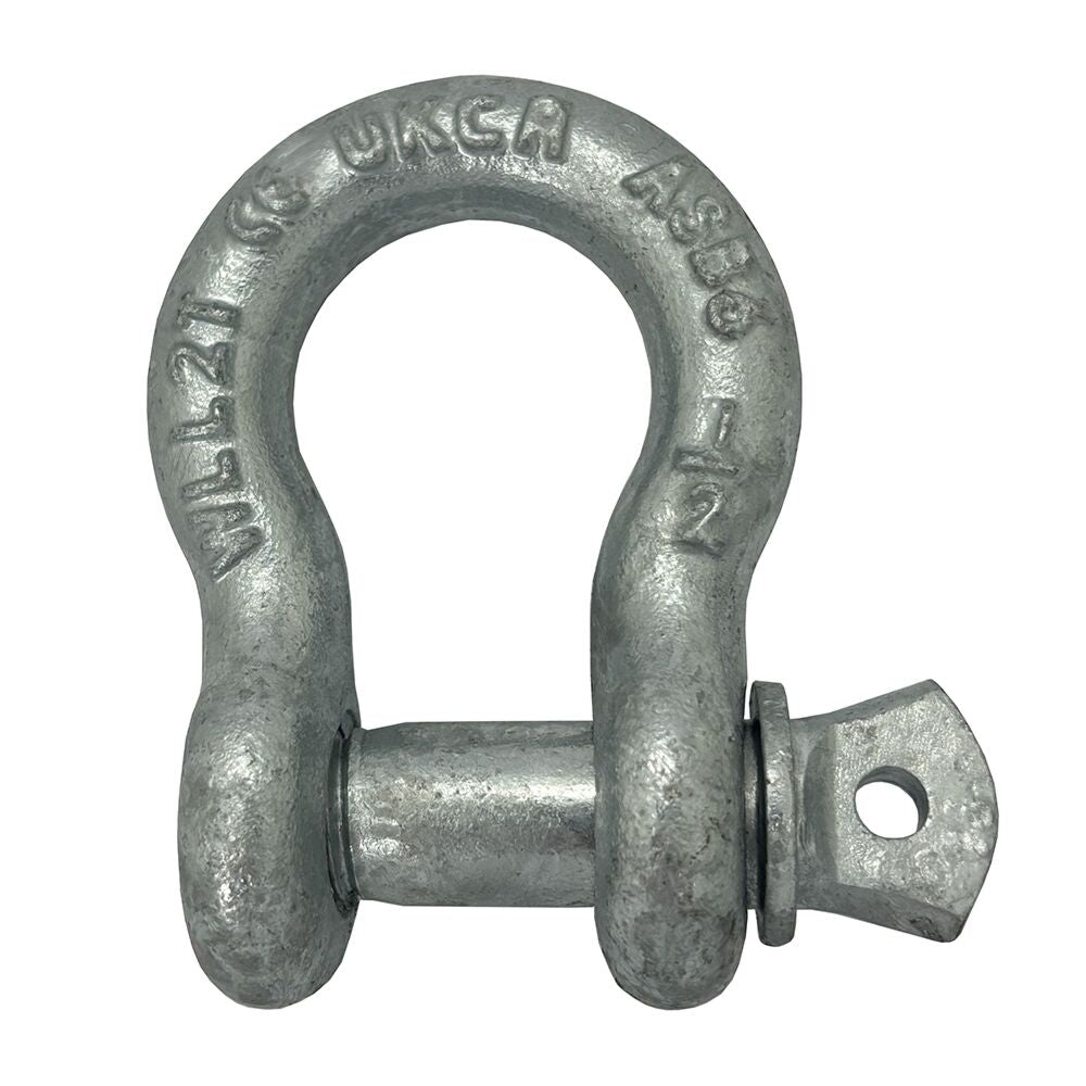 Galvanised Steel Lifting Bow Shackles – US Federal RR-C-271 Standard ...